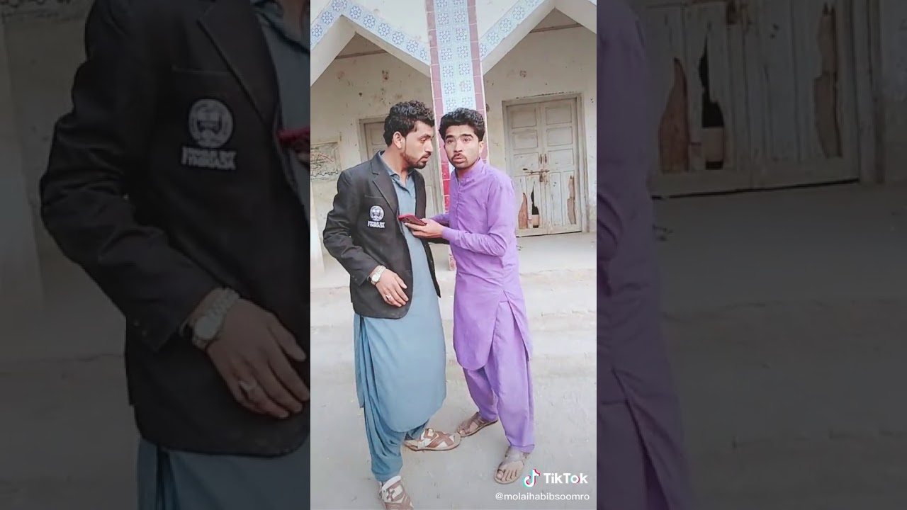 Sindhi Famous Tiktoker Molai Habib Soomro And Roshan Sindhi Funny ...