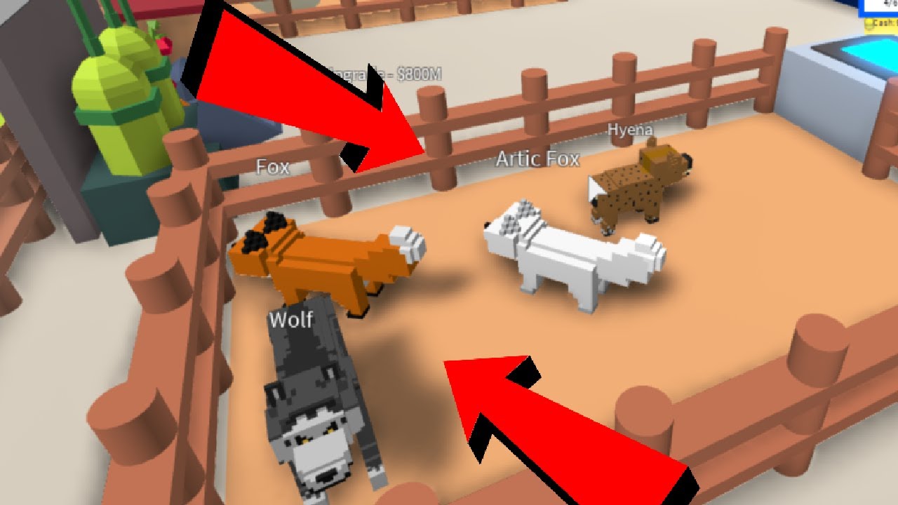 How To Get The Hyena, Wolf And Both Foxes In Creature Tycoon (I found a ...