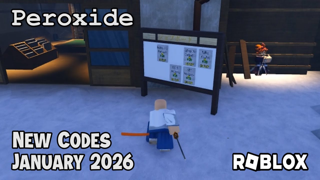 Roblox Peroxide New Codes January 2026 - YouTube
