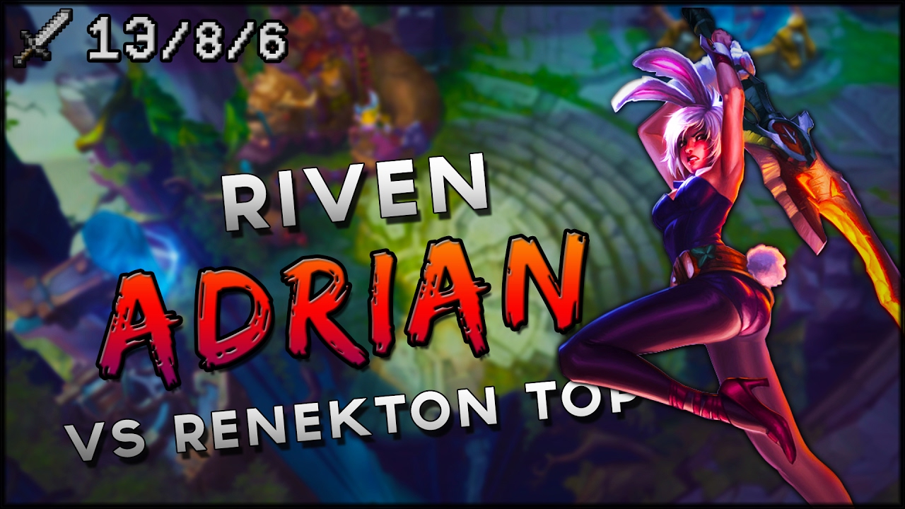 S7 | Adrian Riven vs Renekton TOP | Ranked League VOD - YouTube