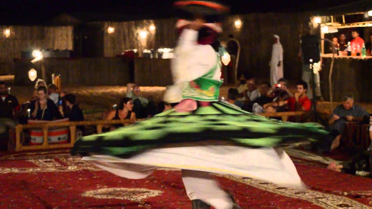Tanoura Dance in Dubai Desert Conservation Reserve - YouTube