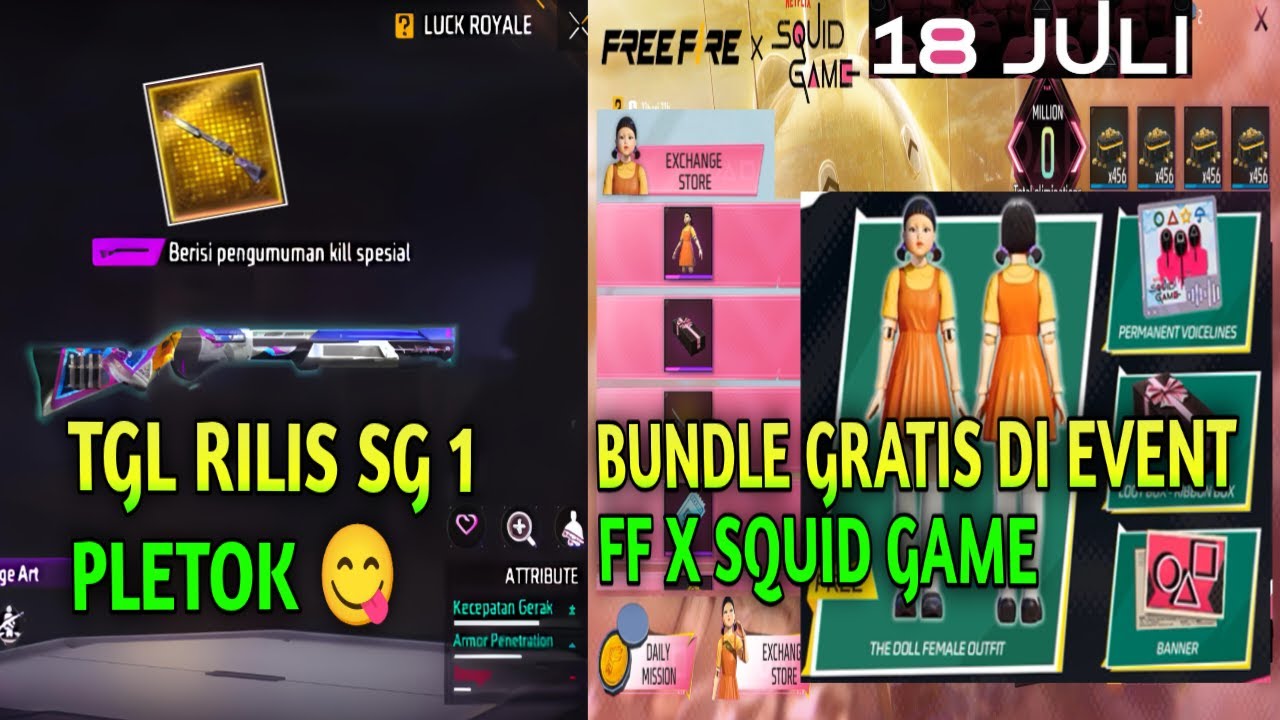 BOCORAN TANGGAL RILIS SG PLETOK, SKIN SG 1 TERBARU, BUNDLE GRATIS DI ...