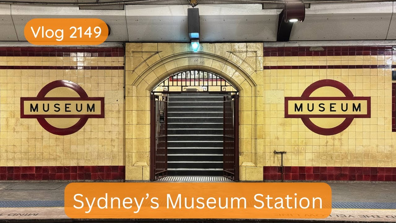 Sydney Trains Vlog 2149: Sydney’s Museum Station - YouTube