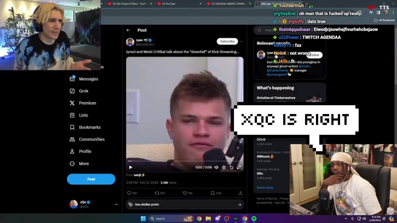 YourRage reacts to xQc Defending Kick against Jynxzi - YouTube