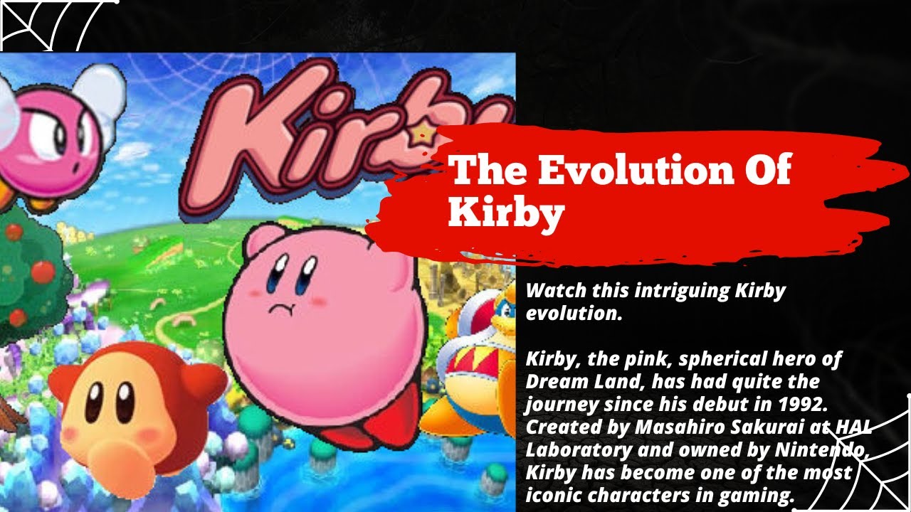The Evolution of Kirby: From Pink Puffball to Gaming Icon. - YouTube