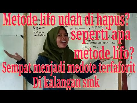 cara pencatatan persediaan metode periodik Lifo dan rata rata sederhana ...