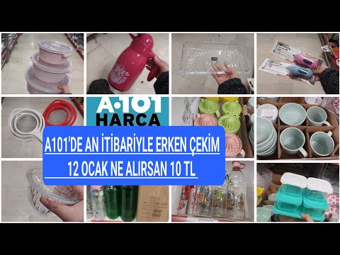 A101'DE AN İTİBARİYLE |ERKEN ÇEKİM| A101 12 OCAK | A101 NE ALIRSAN 10 TL    A101 DOLU DOLU 2023