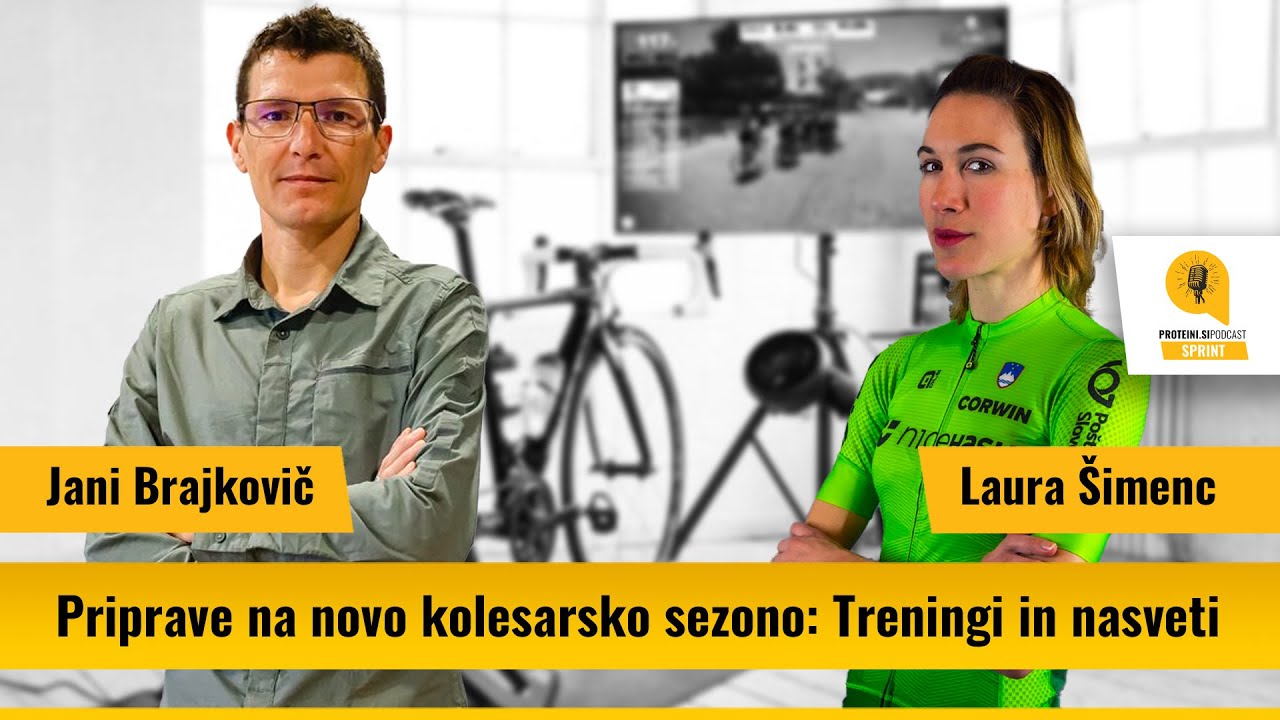 Laura Šimenc in Jani Brajkovič o kolesarskem treningu pozimi - YouTube