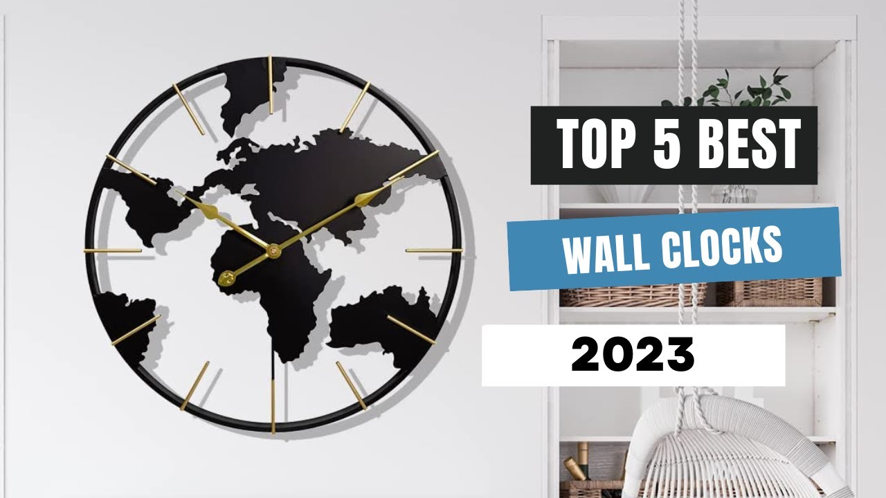 TOP 5 Best Wall Clocks of [2023] - YouTube