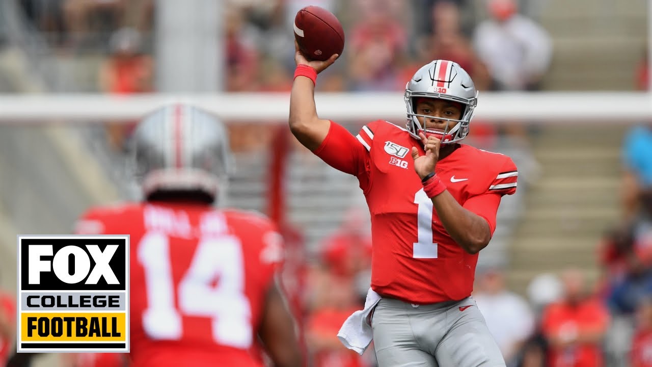 Justin Fields highlights & post-game press conference from Ohio State ...