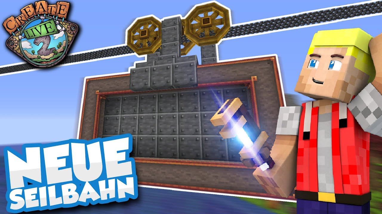 Ich baue eine riesen SEILBAHN! - Create Live 2 - #9 - YouTube