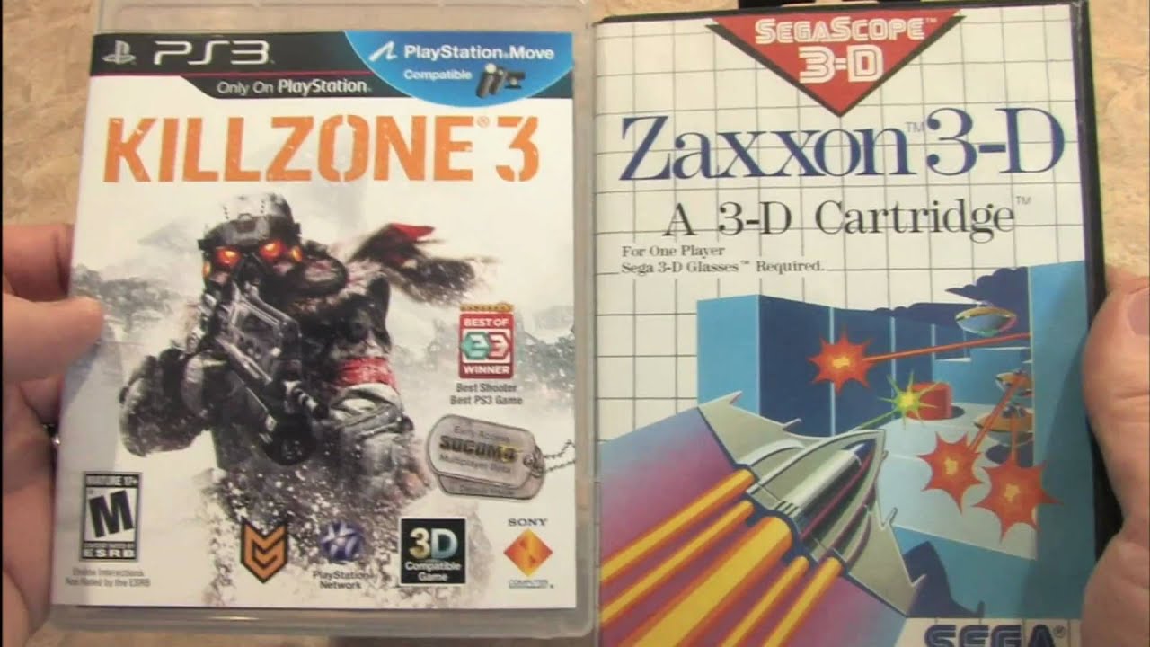 Classic Game Room : KILLZONE 3 for PS3 vs. ZAXXON 3-D for Sega Master ...