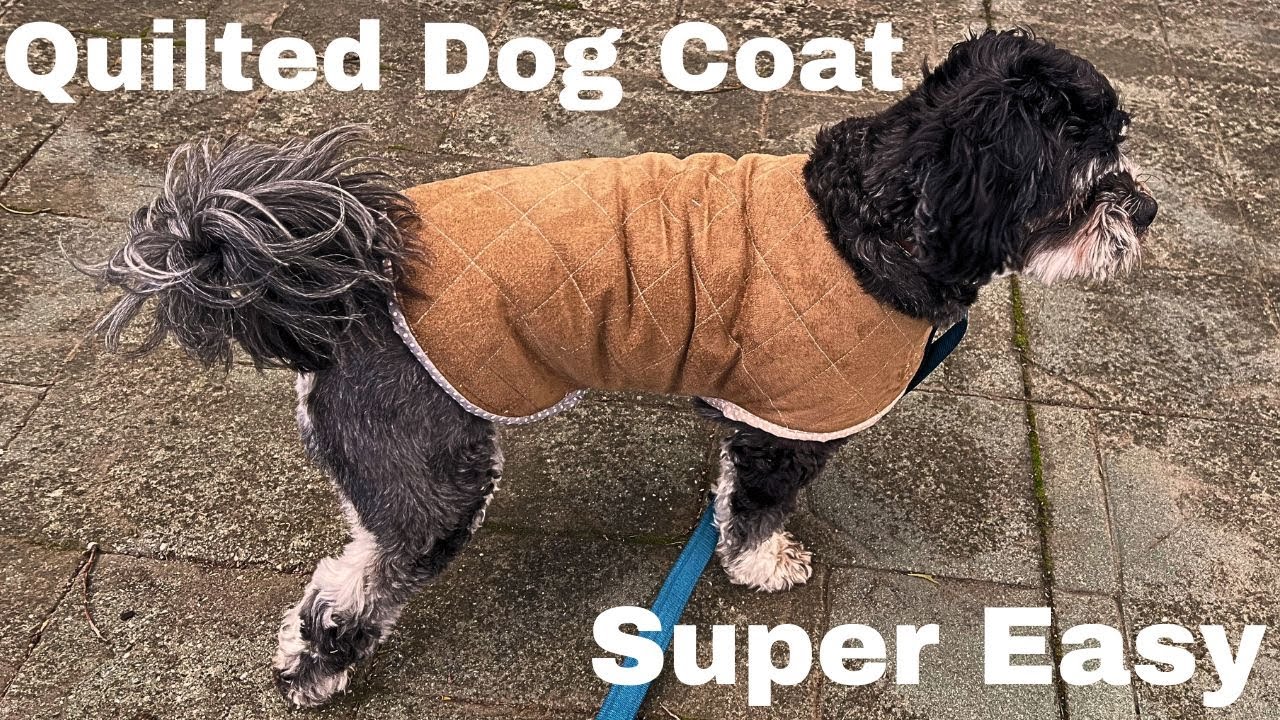 How to make a Quilted Dog Coat - YouTube