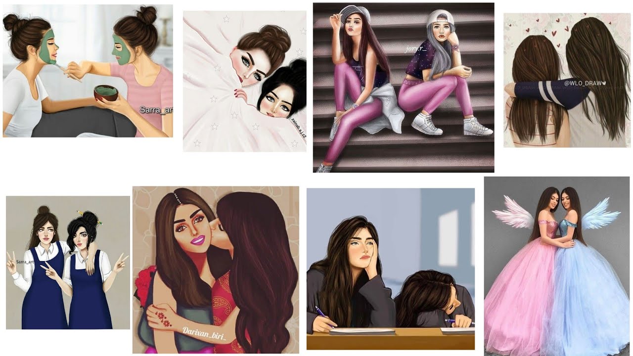 🦋Best Friend Dpz ️Sisters Dpz 📸Best Friend Forever Dpz 🙈Cartoon Dpz ...