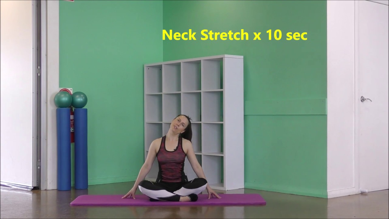7 best stretches after computer work - YouTube