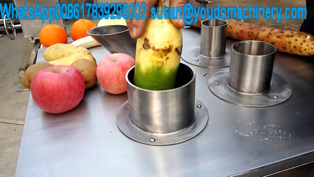 Vegetables fruits slicing machine - YouTube