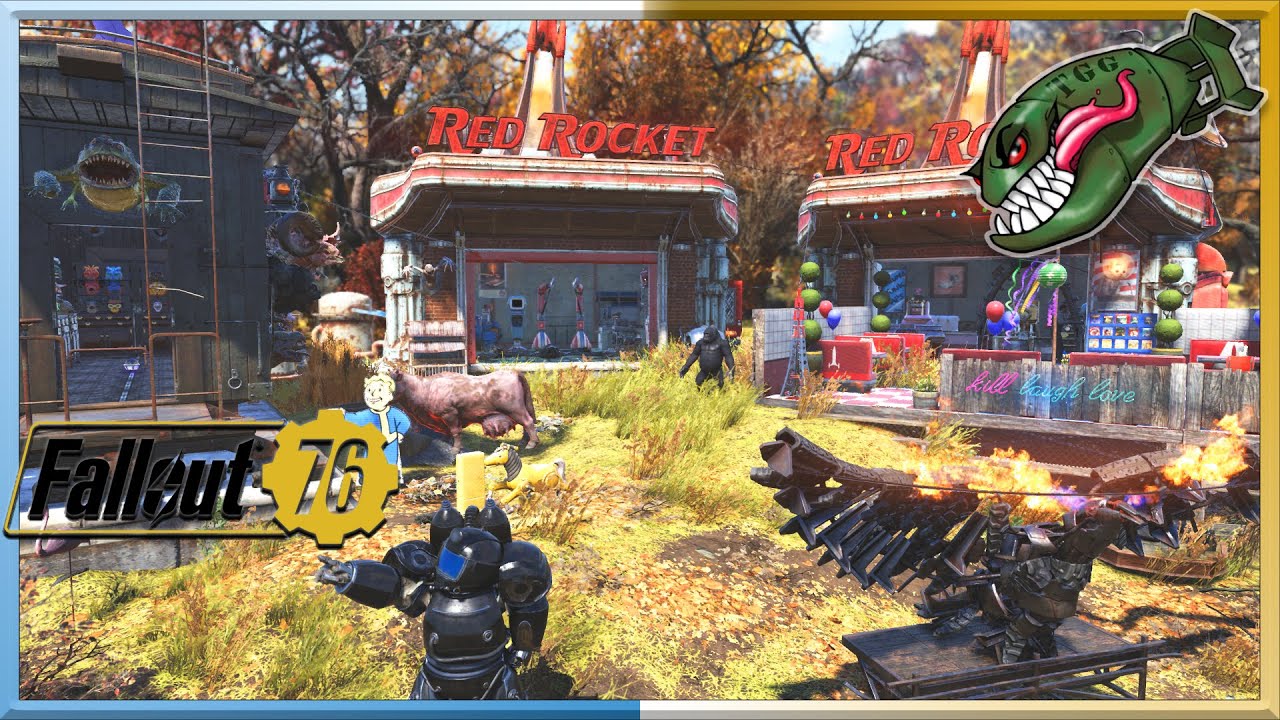 Fallout 76 | Roadside Freak Museum & Diner C.A.M.P. Build #8 (Fallout ...