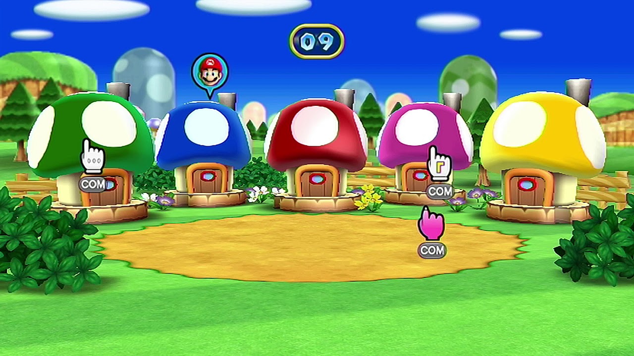 Mario Party 9 - Free-for-All Minigame - Goomba Village - YouTube