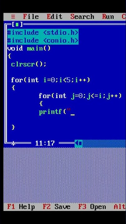 C Program to Print Star Pattern - Part 3 | C Programming #shots #clanguage - YouTube