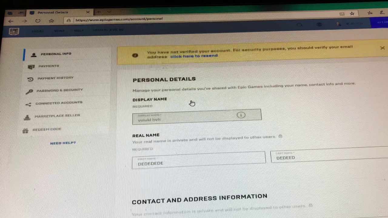 How change your email on fortnite without verifying your account - YouTube
