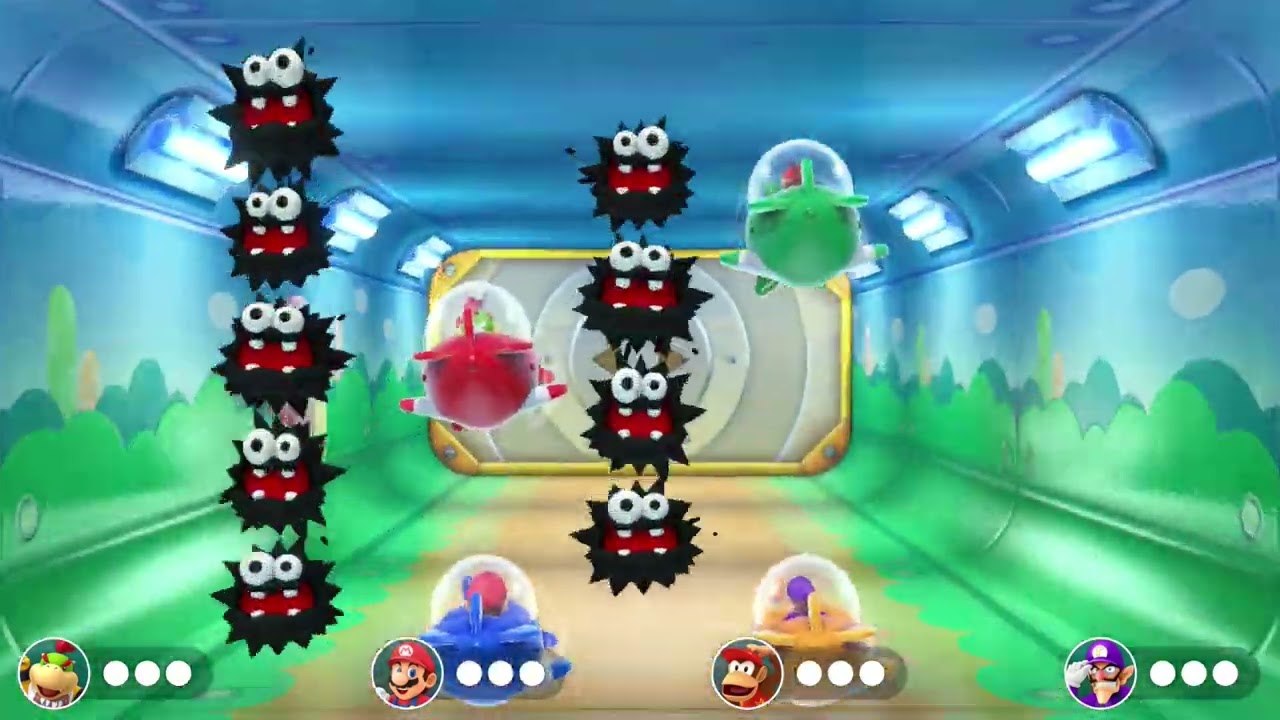 Super Mario Party - Fuzzy Flight School - YouTube