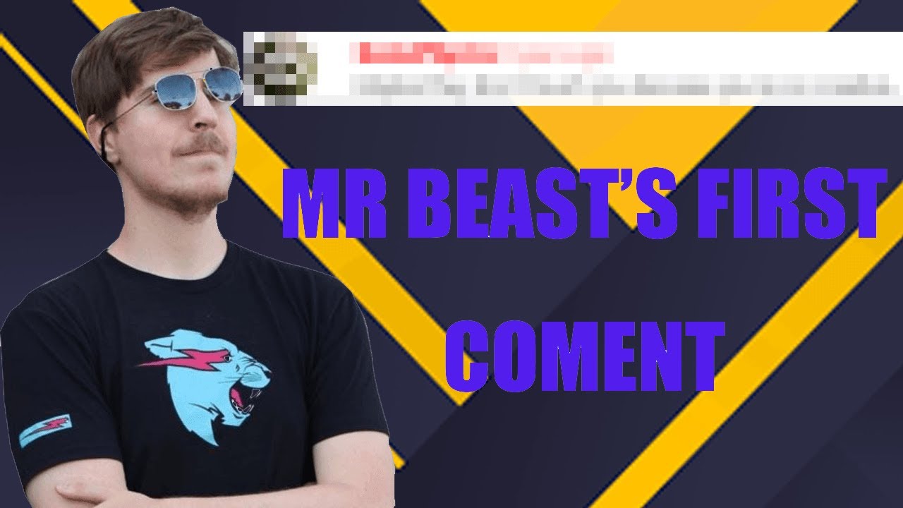 First ever comment on MRBEAST's FIRST VIDEO - YouTube