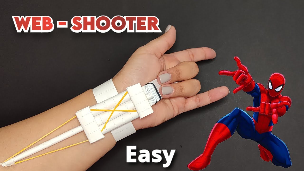 Origami Web-Shooter || The Fastest Spider Man Web-Shooter Paper Craft ...
