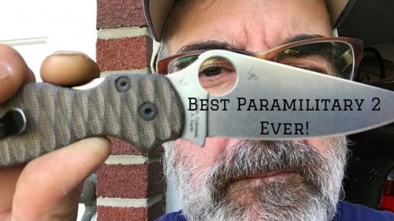 Spyderco Paramilitary 2 Maxamet Steel Knife Review - YouTube