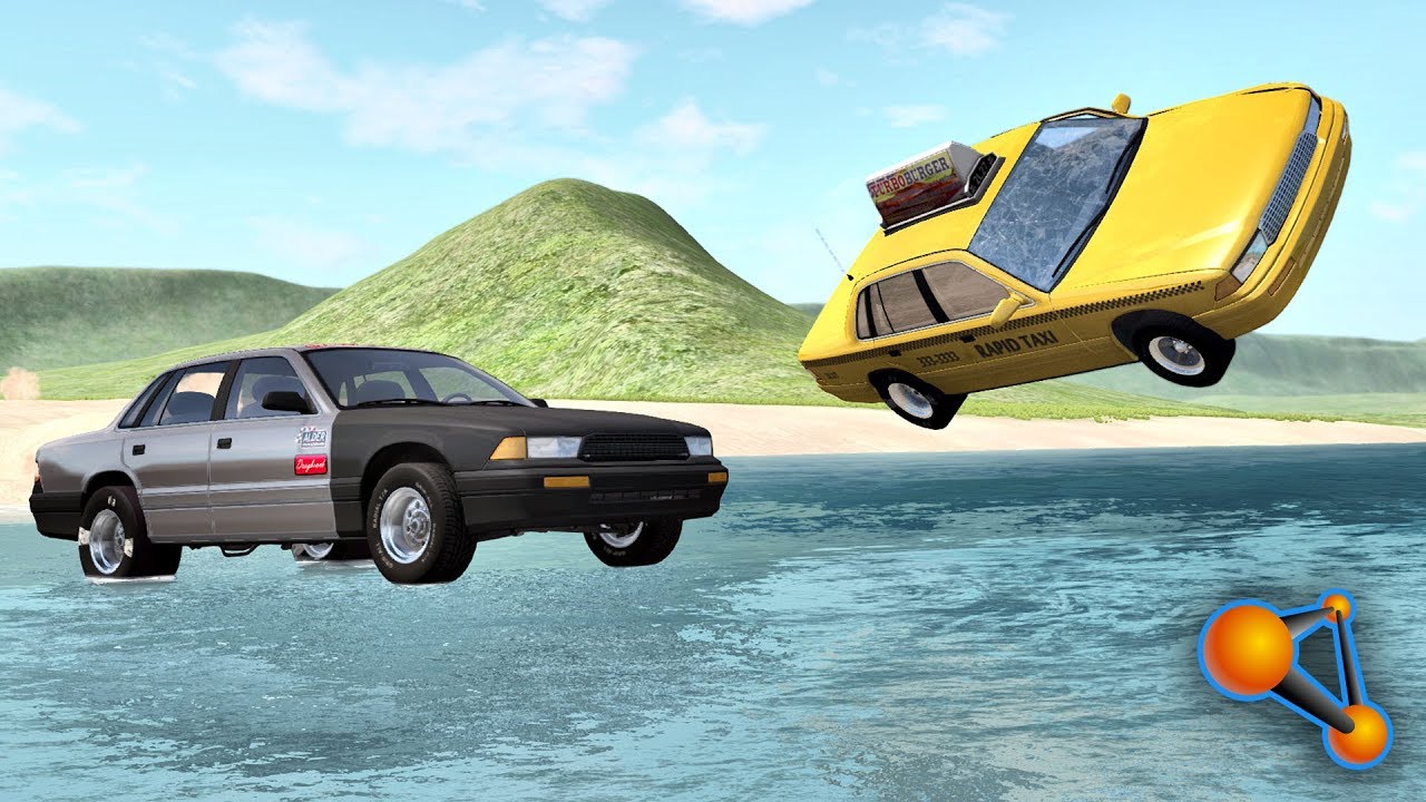 Car Surfing Crashes and Fails (Sliding, gliding) BeamNG Drive - YouTube
