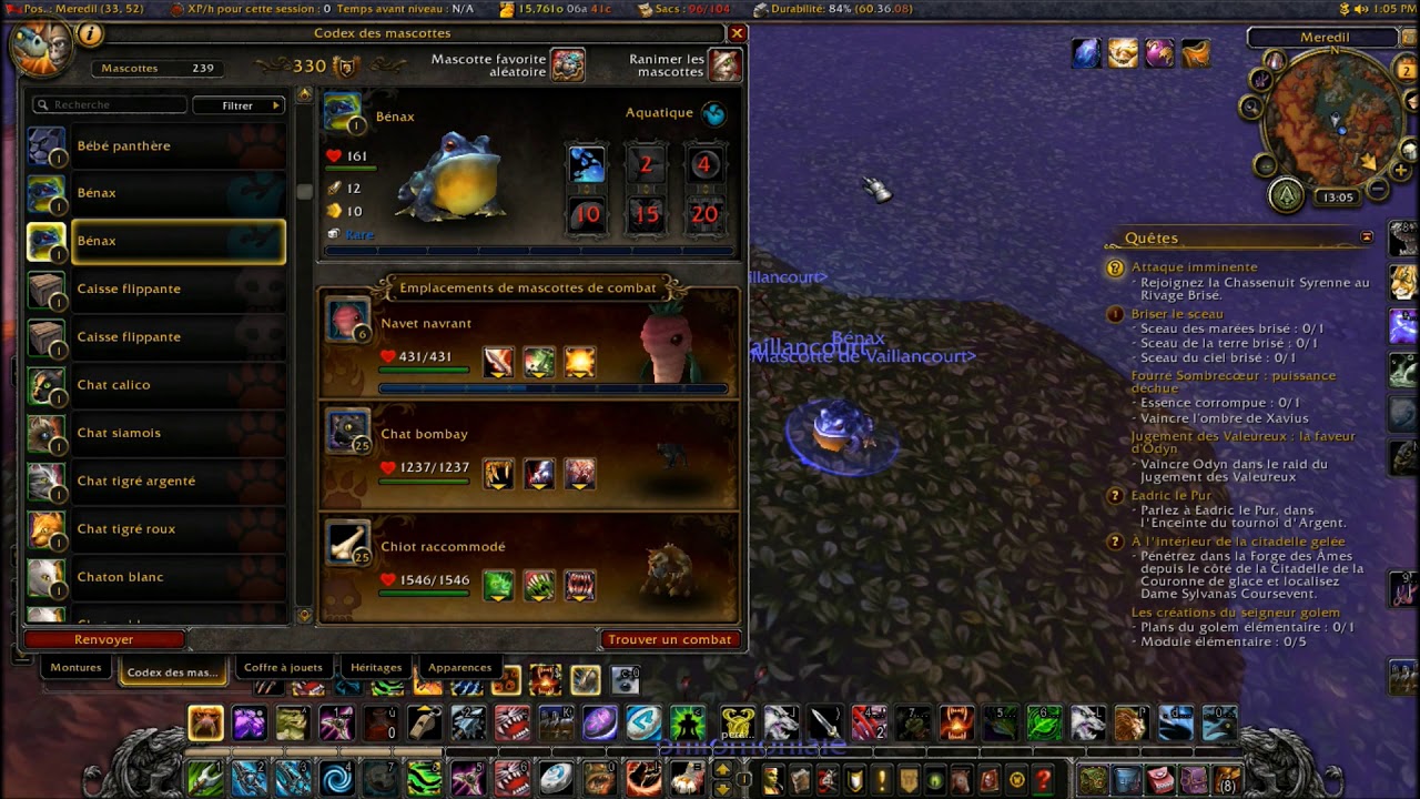 warcraft 1step (battle pet)benax - YouTube