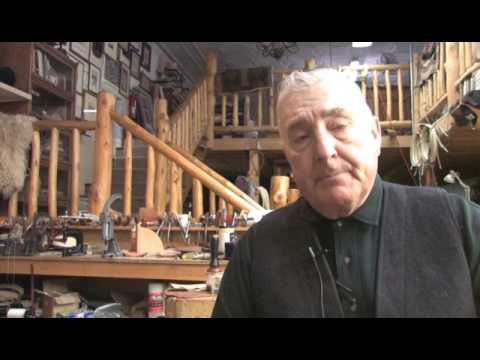 Don Butler Sheridan-style Saddlemaker - YouTube