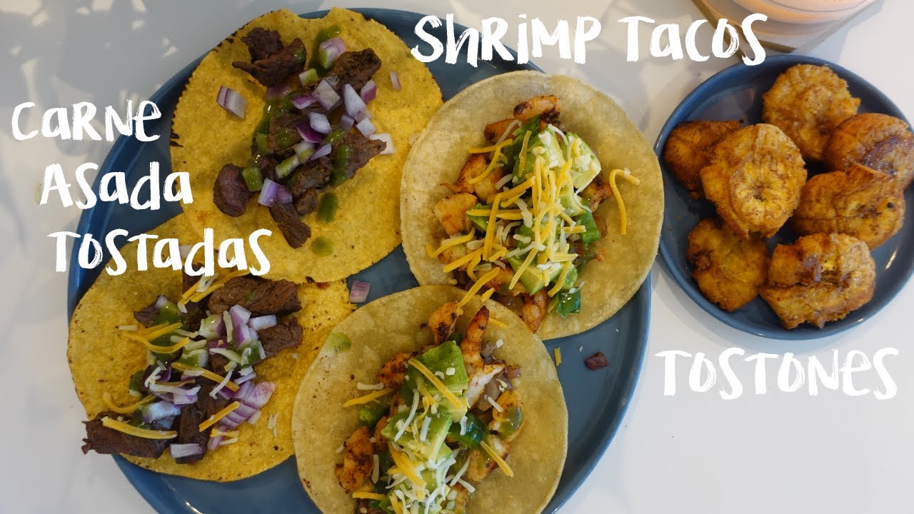 First Time Making Tostadas and Tostones! - YouTube
