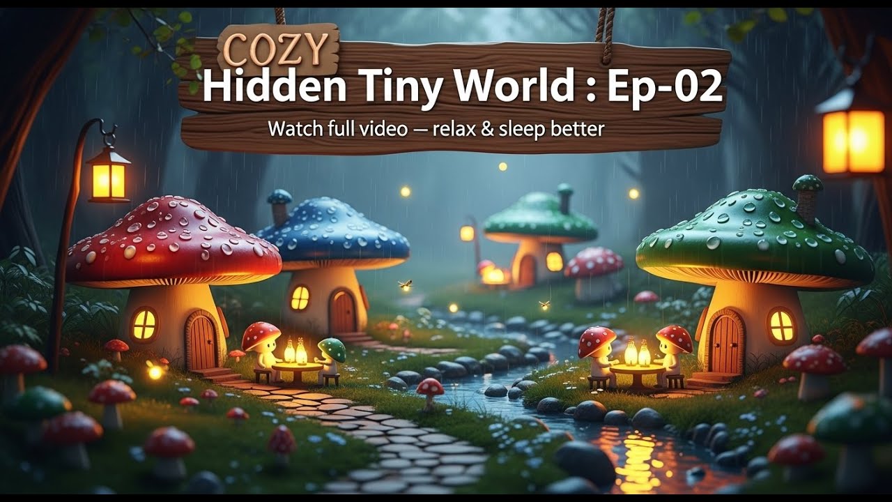 Hidden Tiny World – Mushroom Village | Episode 02 | 4K ASMR Fantasy ...