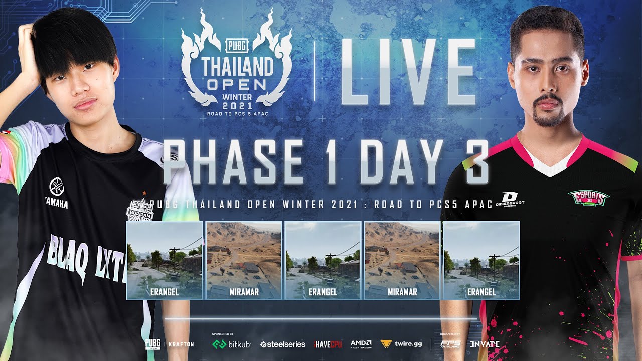 🔴Live สด! PUBG THAILAND OPEN WINTER 2021 : Road to PCS5 APAC | PHASE 1 ...