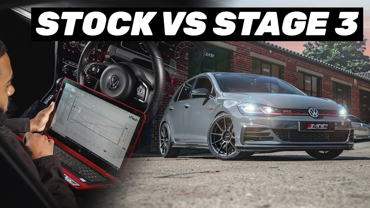 GOLF GTI TCR: STOCK VS STAGE 3!! - YouTube