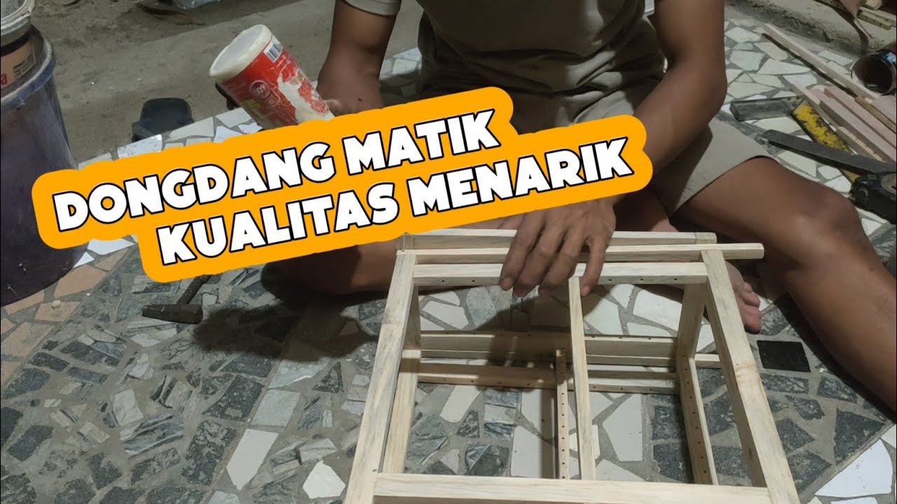 Cara membuat dongdang matik hasil unik - YouTube