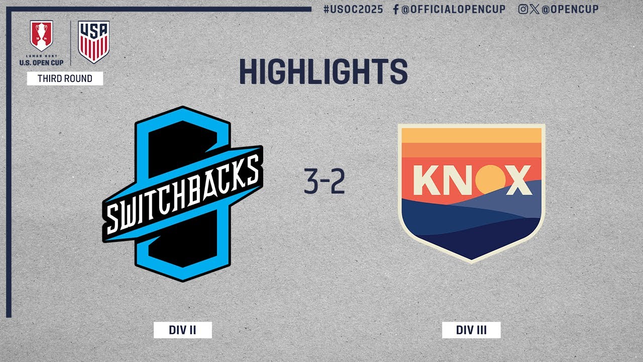 Colorado Springs Switchbacks vs. One Knoxville HIGHLIGHTS | U.S. Open ...