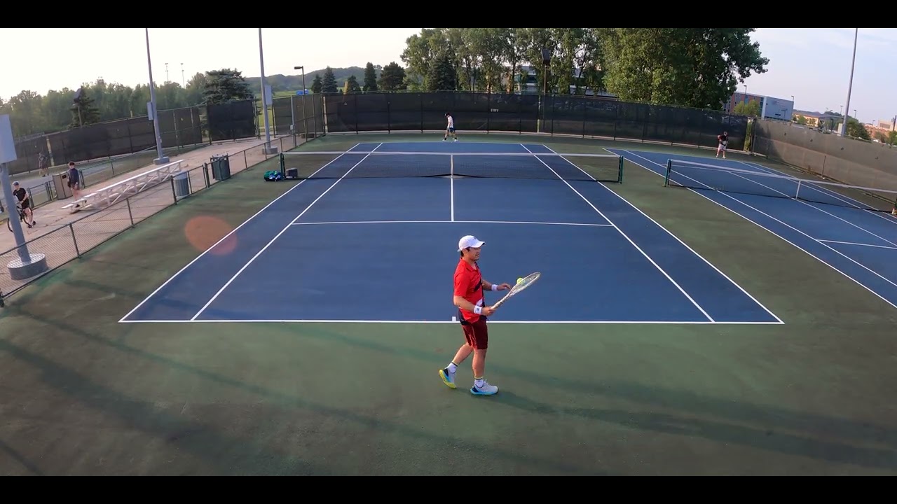 7/7/25 Practice Singles Match with Brian Moy - YouTube