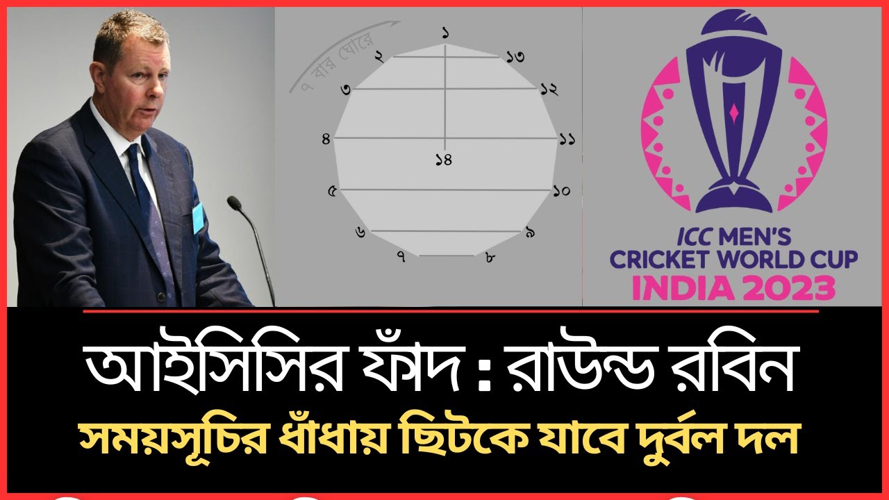 রবিন সময়সূচি ফাঁস করলেন আইসিসি | নতুন আপডেট | ICC Round Robin Cricket ...