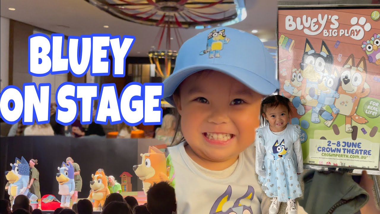 Life Size BLUEY on Stage! Bluey's Big Play - YouTube