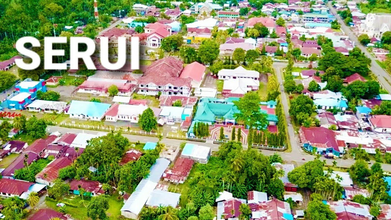 Kota Serui 😍 kabupaten kepulauan yapen 😍 green screen helicopter - YouTube