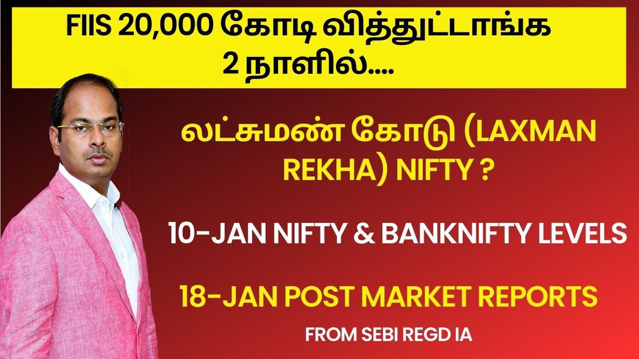 லட்சுமண் கோடு (Laxman Rekha) | 19-Jan Nifty & Banknifty Levels | 18-Jan ...