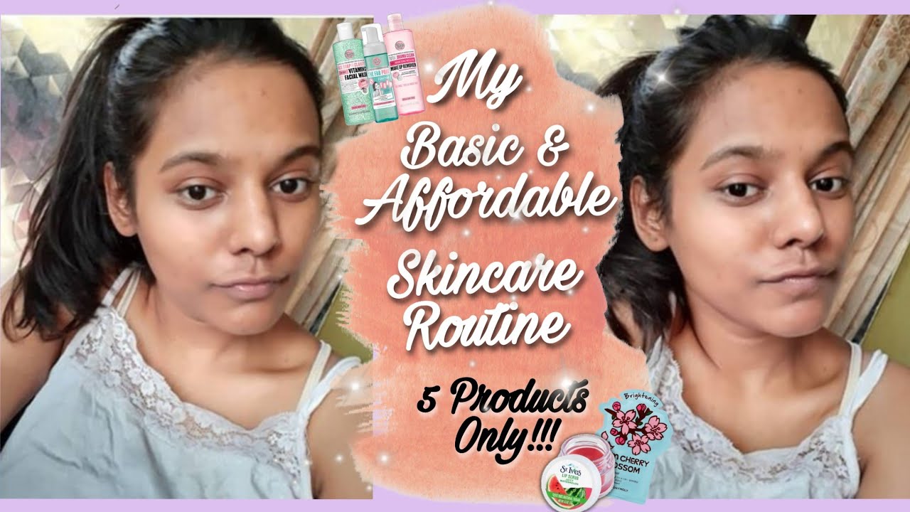 AFFORDABLE SKINCARE ROUTINE FOR GLOWING SKIN | Under 500/- | Sonal ...