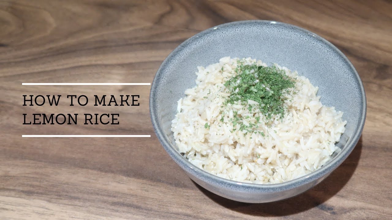 How To Make Lemon Rice | Sam's Kitchen - YouTube