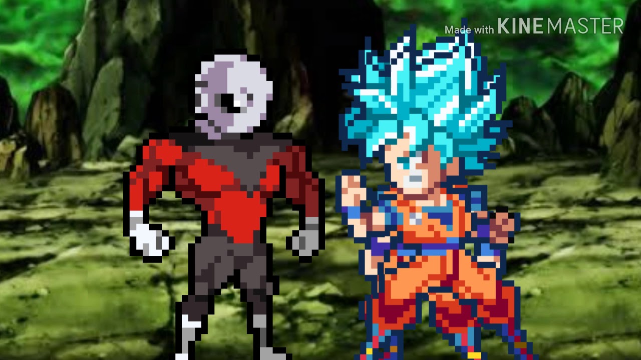 Goku vs jiren Sprite animation - YouTube