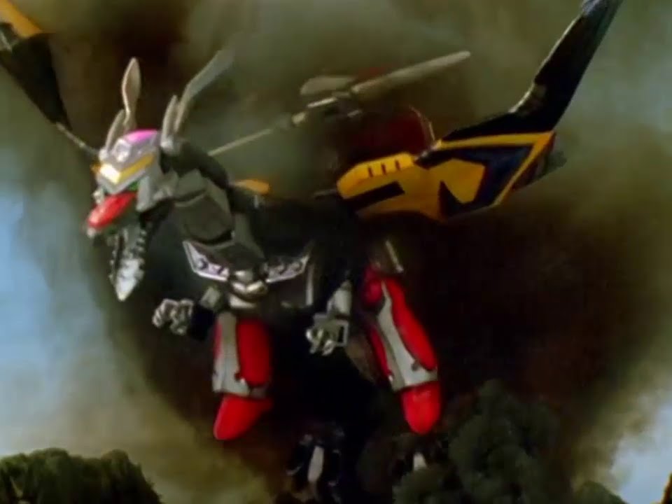 Power Ranger Mystic Force | Batalla con los zords - Formación Dragón ...