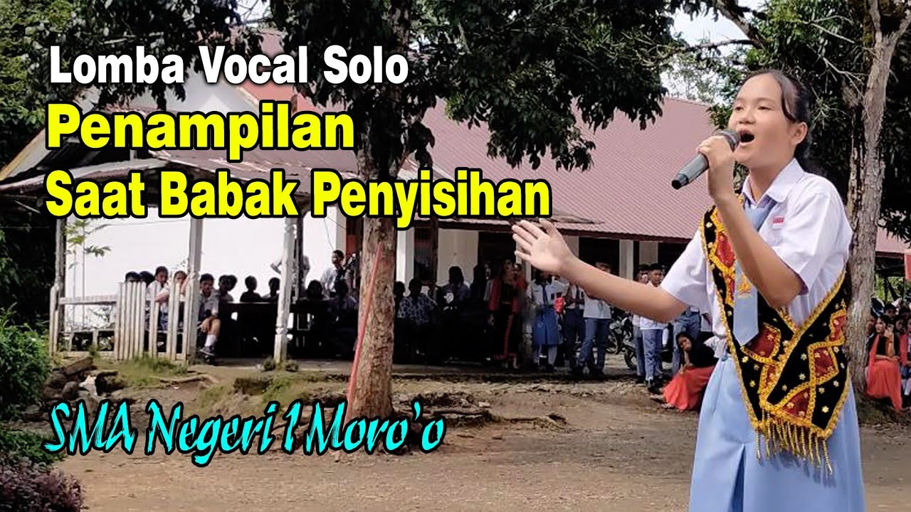 Lomba Vocal Solo Lagu Pop Nias - HUT PGRI KE-77 SMAN 1 Moro'o Urut 04 ...