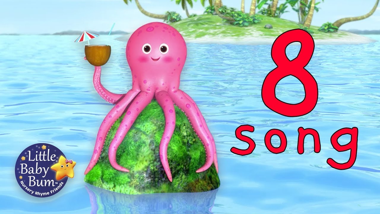 Learning Numbers for Kids | Number 8 Song | Little Baby Bum - YouTube