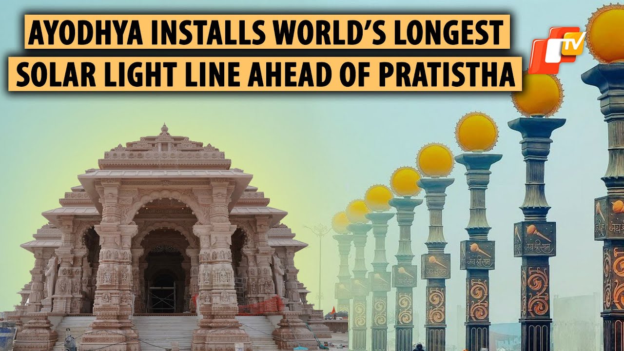 Ayodhya Sets World Record With Longest Solar Light Line Installation ...