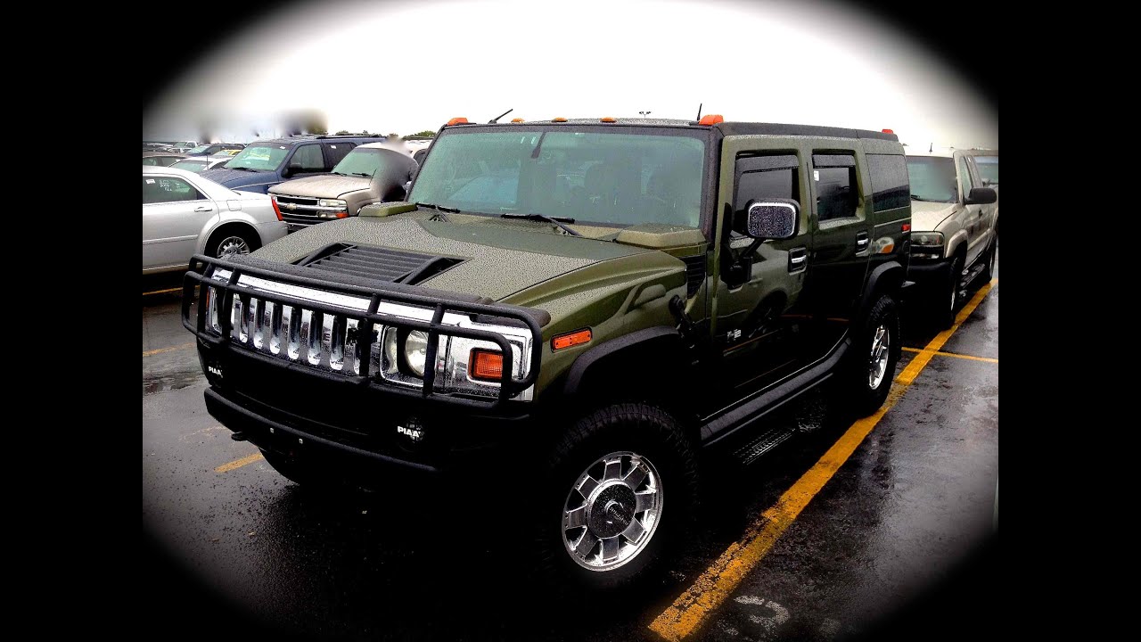 2003 Hummer H2 6.0L V8 Start Up, Quick Tour, & Rev With Exhaust View ...